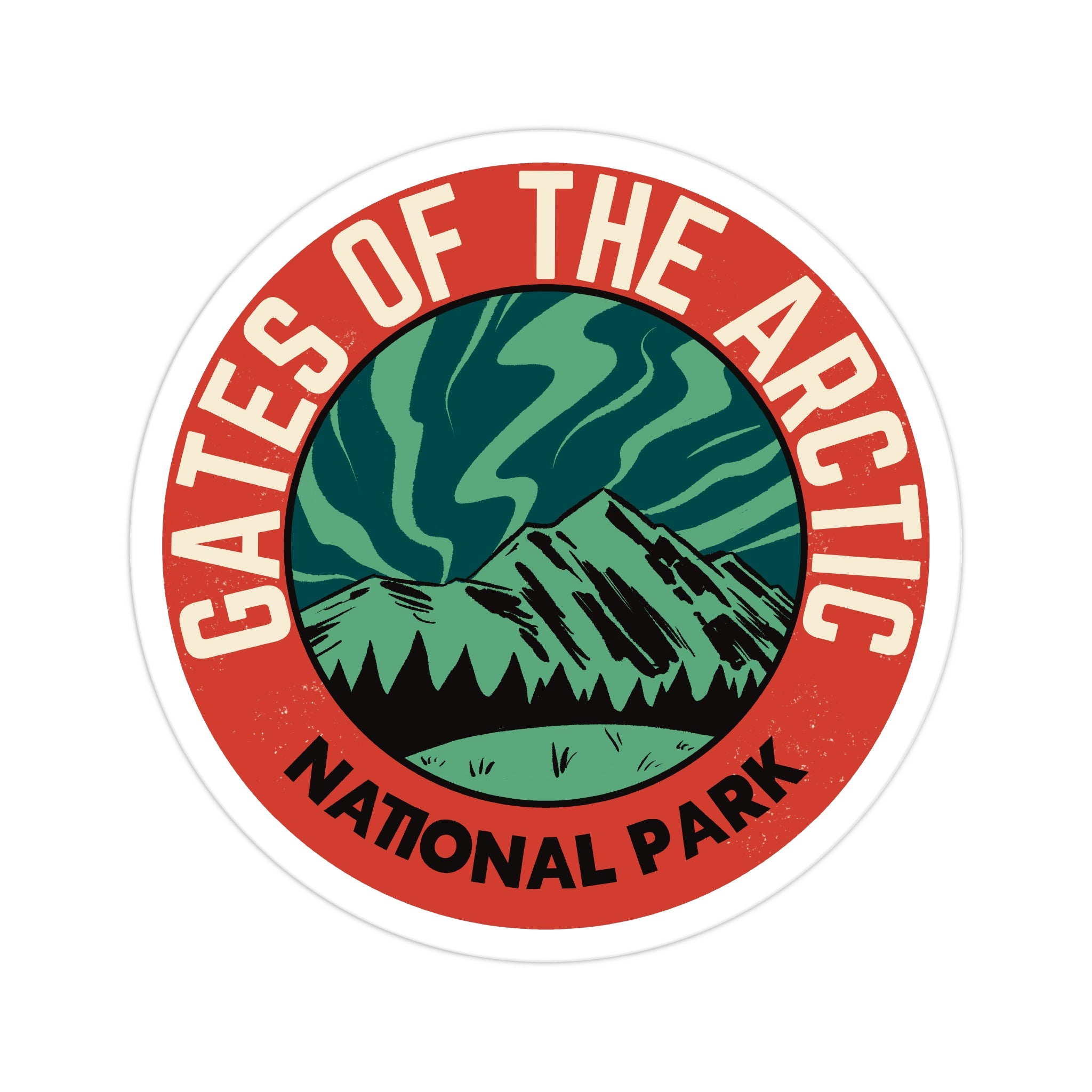 Shop Gates of the Arctic National Park Stickers – Halpin Decals